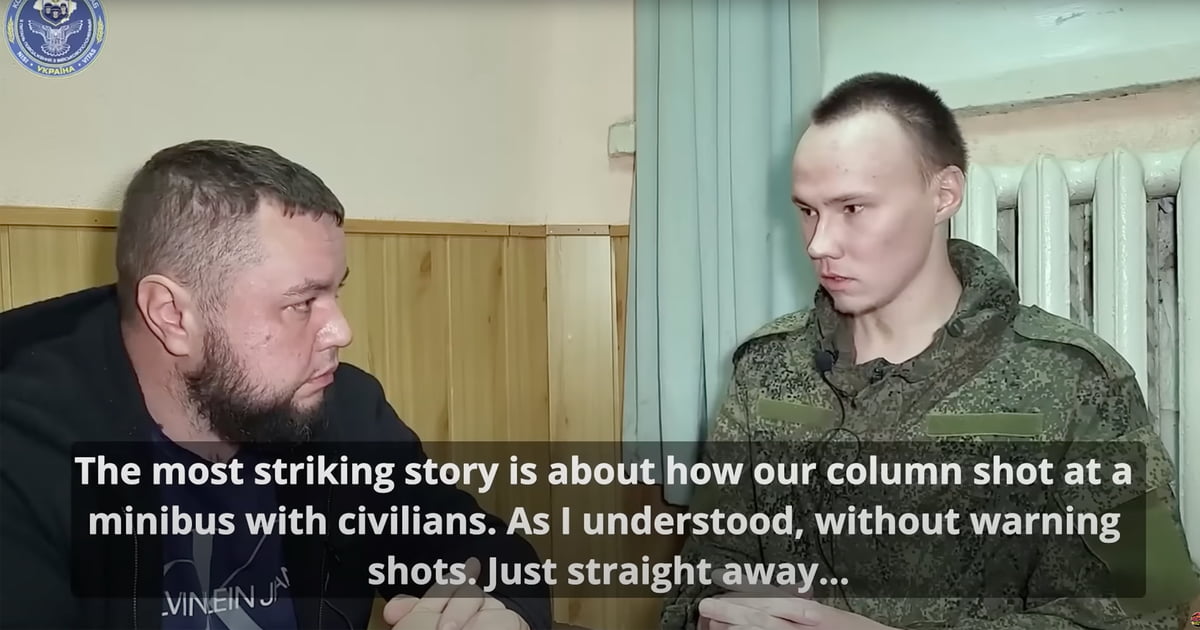 A very interesting interview with a surprisingly sane Russian conscript. Link in comment - 9GAG