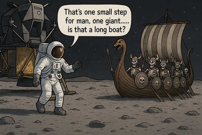 Viking moon landing - 9GAG