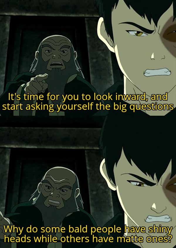 And why is it only their heads that shine? - 9GAG