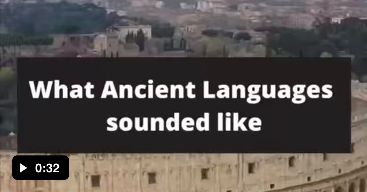Ancient Language - 9GAG
