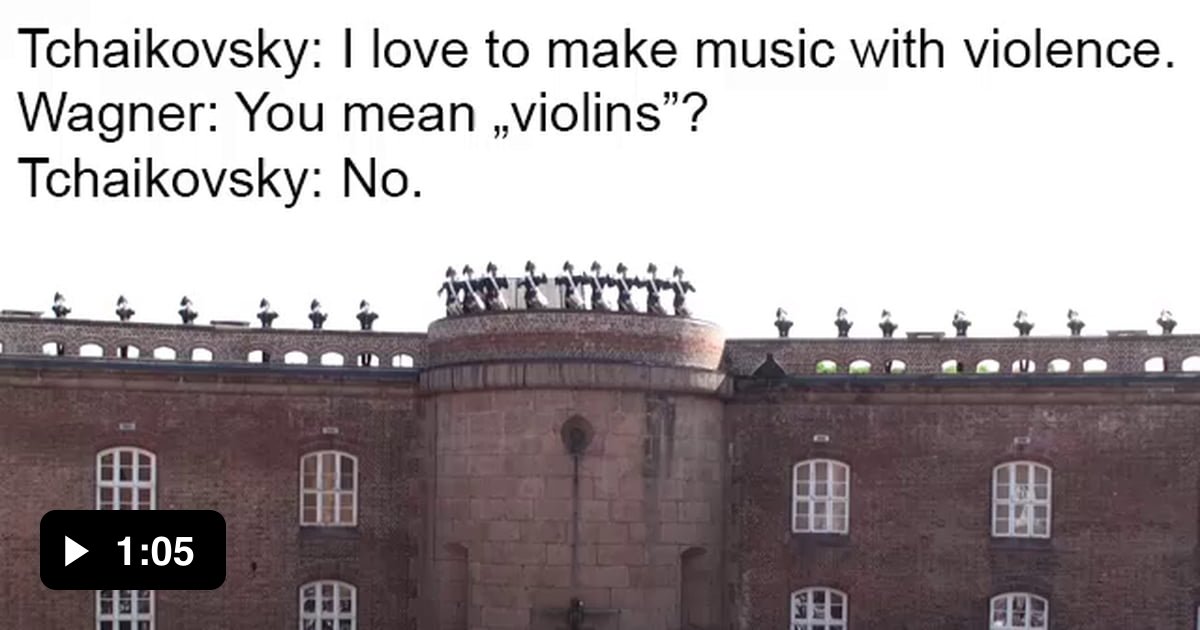 His Majesty the King's Guard Band performing Tchaikovsky's 1812 ...