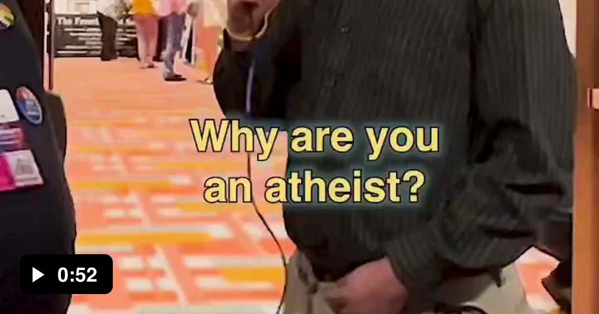 I guess he will stay as atheist. - 9GAG