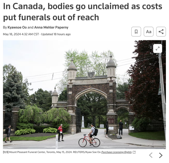 In most of those cases, next of kin were identified but unable to claim ...