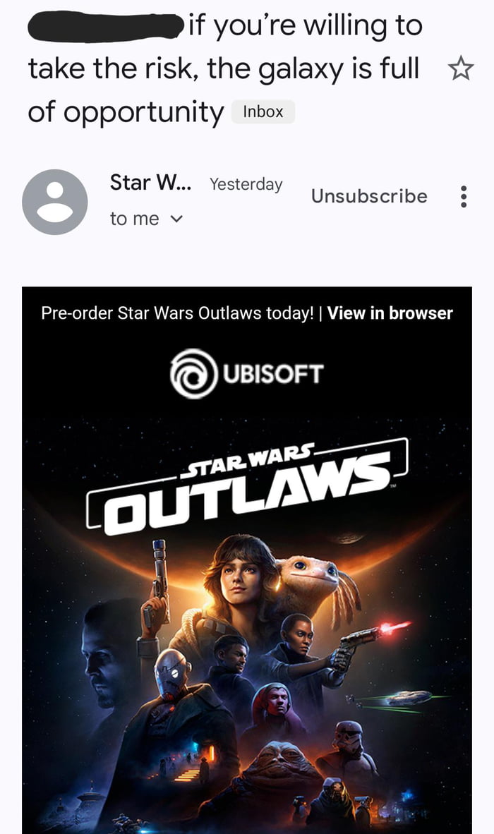 Gotta love how Ubisoft admits pre-ordering is a risk - 9GAG