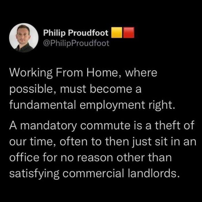 Working from home should be a fundamental right - 9GAG