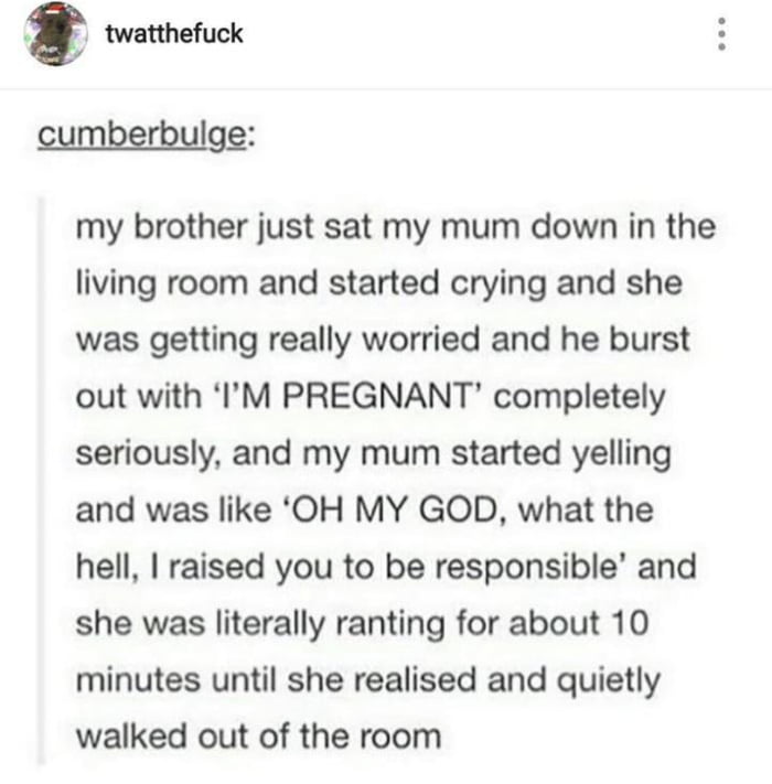 Mom's reaction is everything. - 9GAG