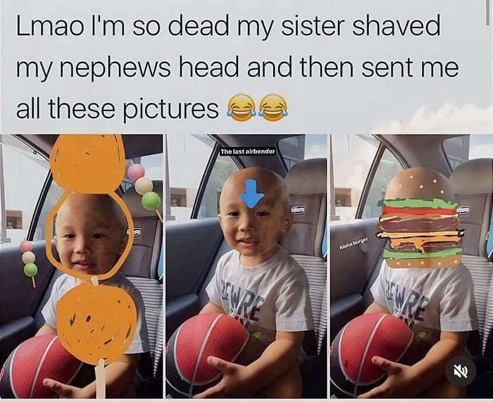 Sibling humor at its finest, sending funny pictures of the nephew. - 9GAG