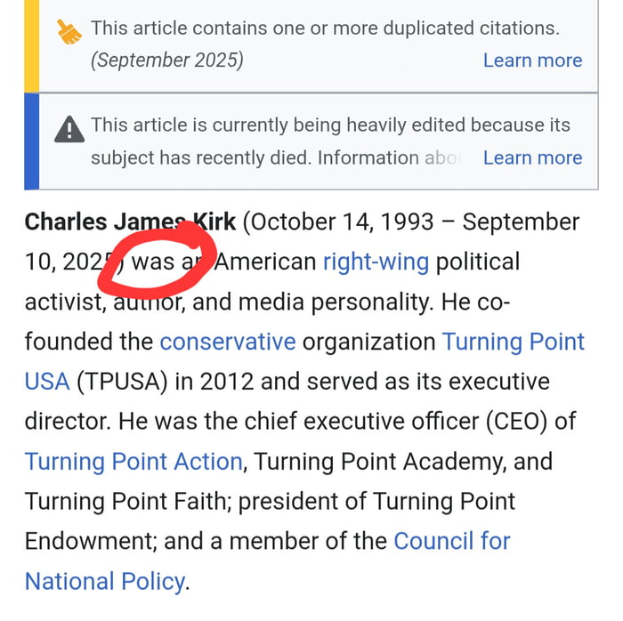 Damn Wikipedia you fast. - 9GAG