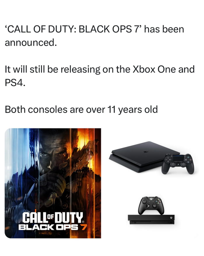 A new Call of Duty is coming, and yes, it's still launching on your decade-old console. - 9GAG