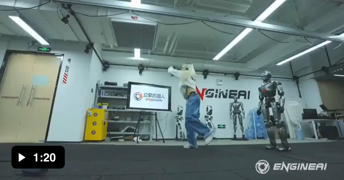 Engine01 humanoid learned to dance (not CGI) - 9GAG