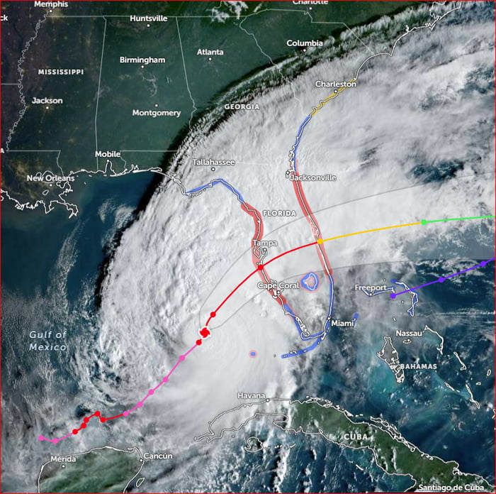 Hurricane Milton Cat: 4 250 Km/h - 9GAG