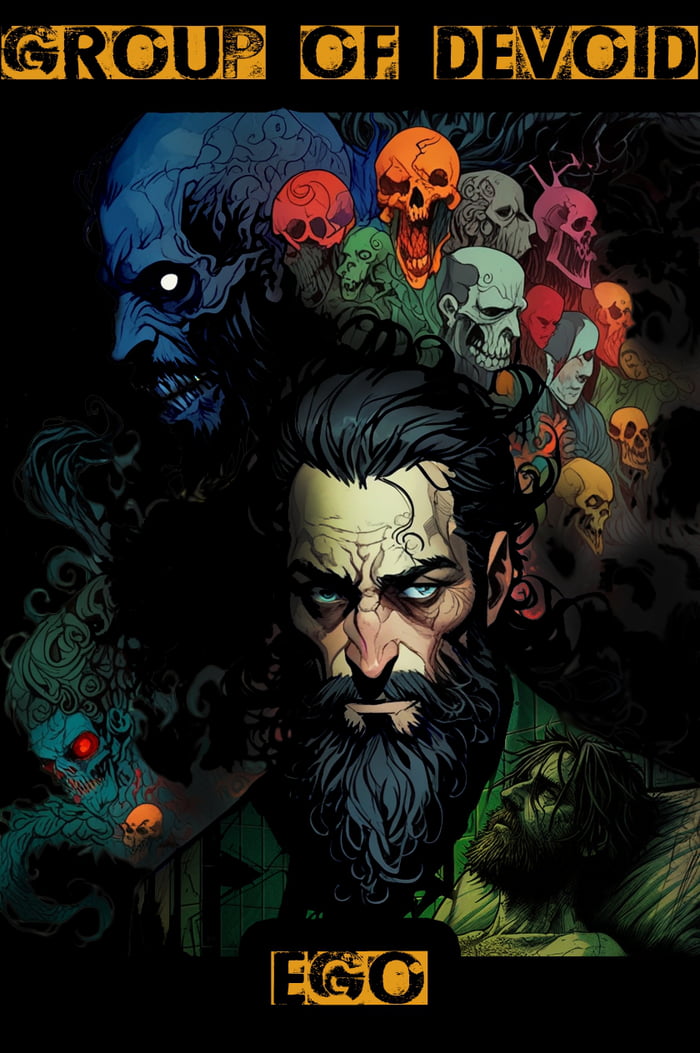 Cover of my comic "Group Of Devoid" in black version after your ...