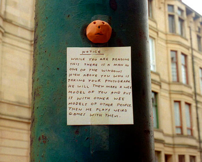 Live. Laugh. Loom Over You From a Window. - 9GAG