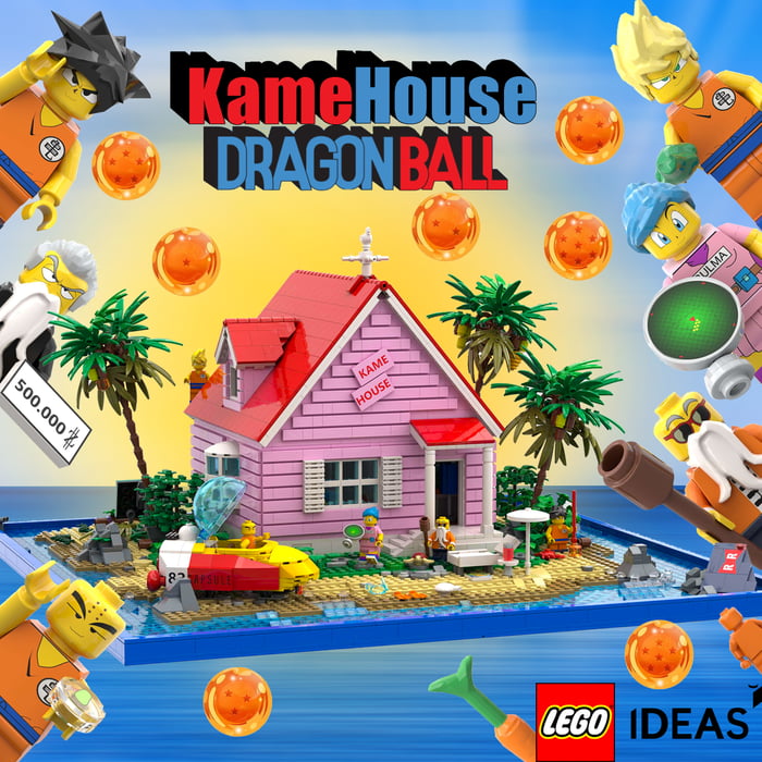 LEGO KAME HOUSE! Lego Ideas 90s Throwback! challenge. Link in the first ...