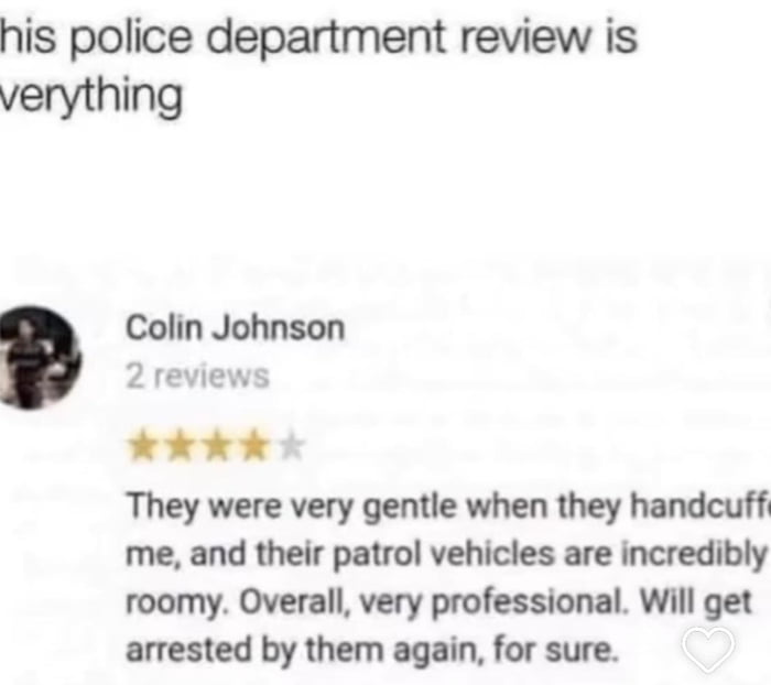 4 star police department review - 9GAG
