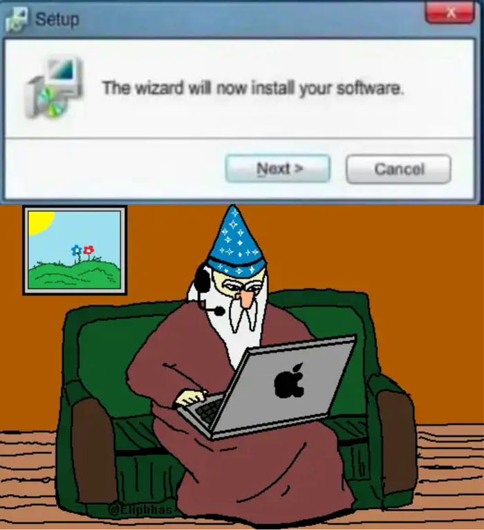 Linux needs wizards - 9GAG