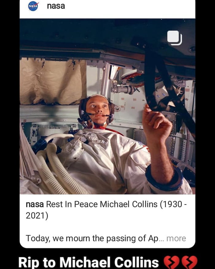 Rip Michael Collins - 9GAG