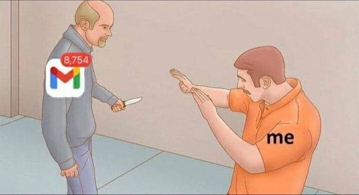 Inbox zero is a myth - 9GAG