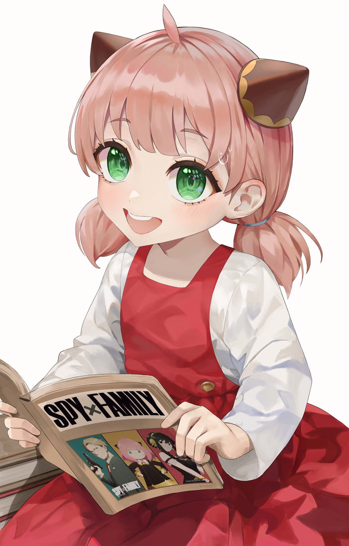 Anya reading her own manga - 9GAG