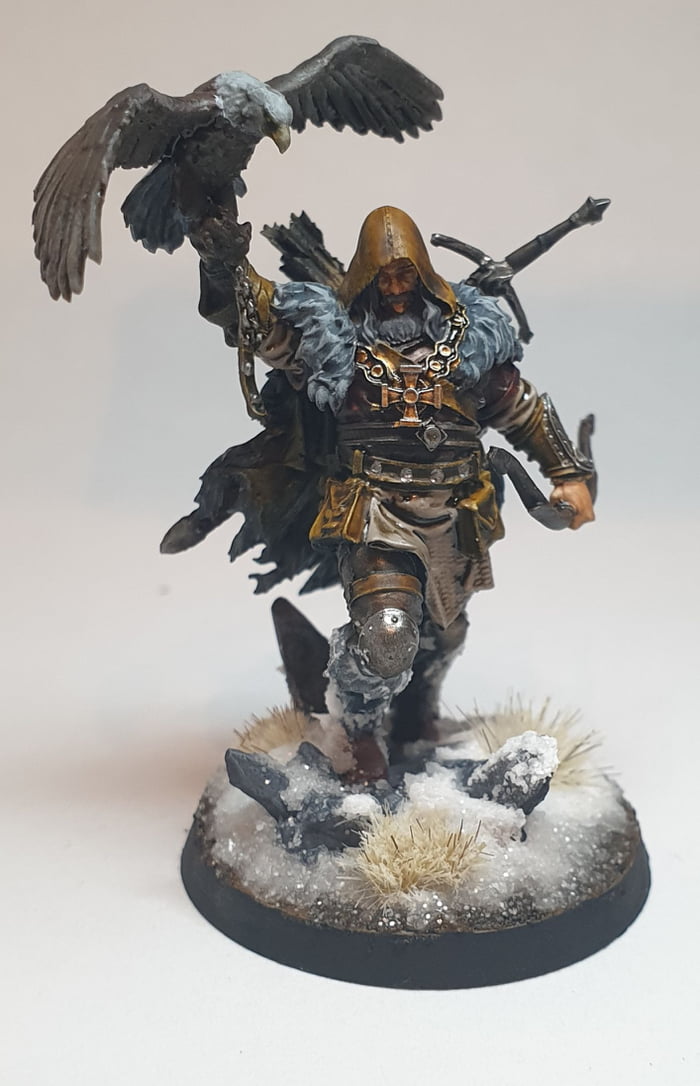 Not warhammer, but I really like this model. First Snow base - 9GAG