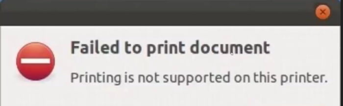 “Printing is not supported on this PRINTER” - 9GAG