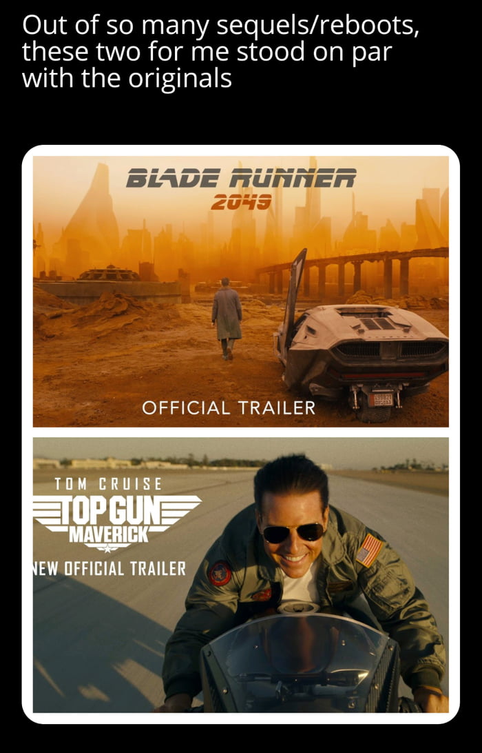 Just came out of watching the top gun, it's so good and no woke ...