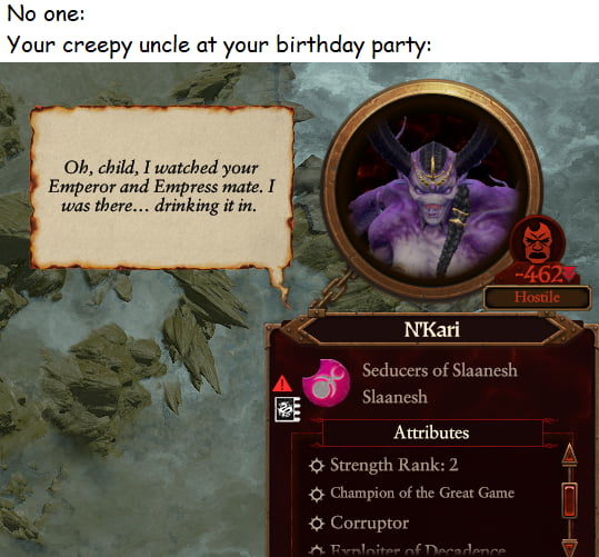 Stop being weird, auncle N'kari, jeez - 9GAG