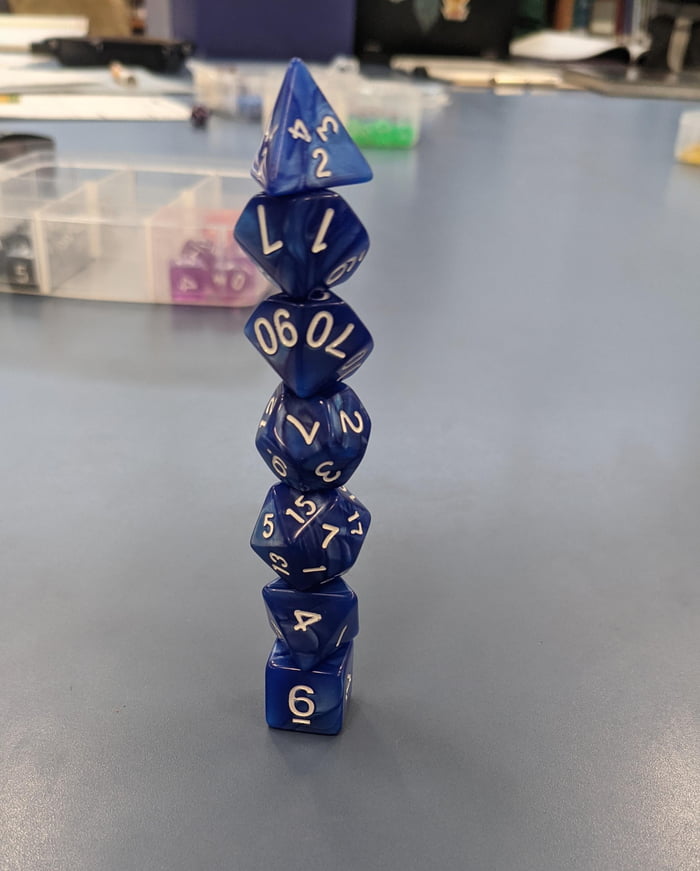 Perfect dice stack - 9GAG