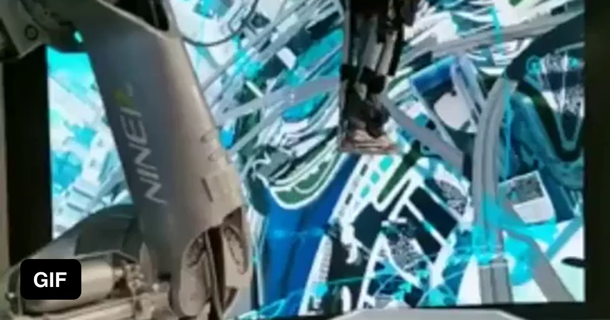 Full body, VR flight simulator machine. - 9GAG