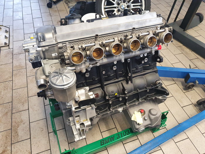 Customer decided to get a brand new engine S54 - 9GAG