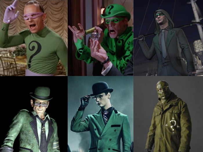 Do you prefer Riddler wearing a domino mask or glasses? - 9GAG