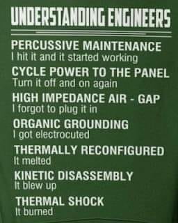 A guide to common engineering terms - 9GAG