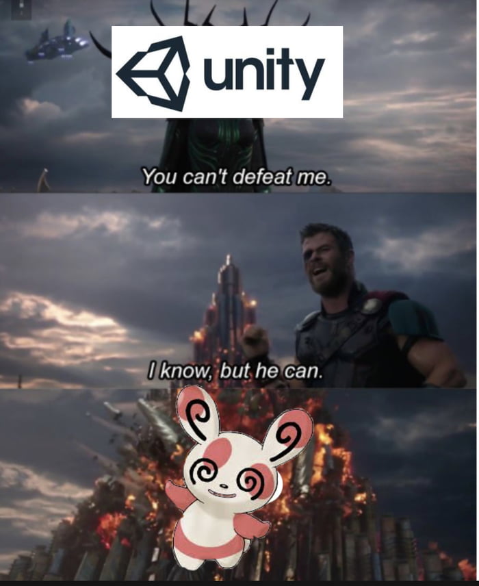 Unity Engine VS Spinda - 9GAG