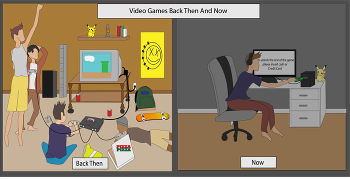 Back Then vs. Now - 9GAG
