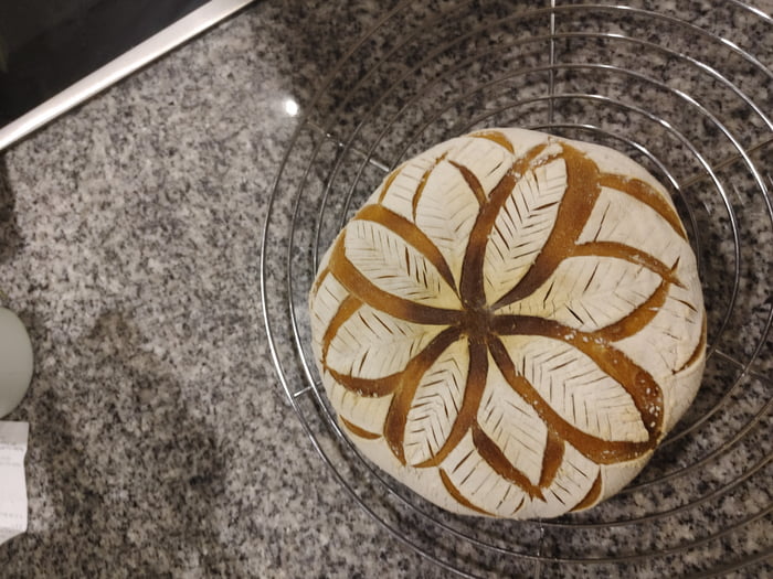Look here my first Bread scoring - 9GAG