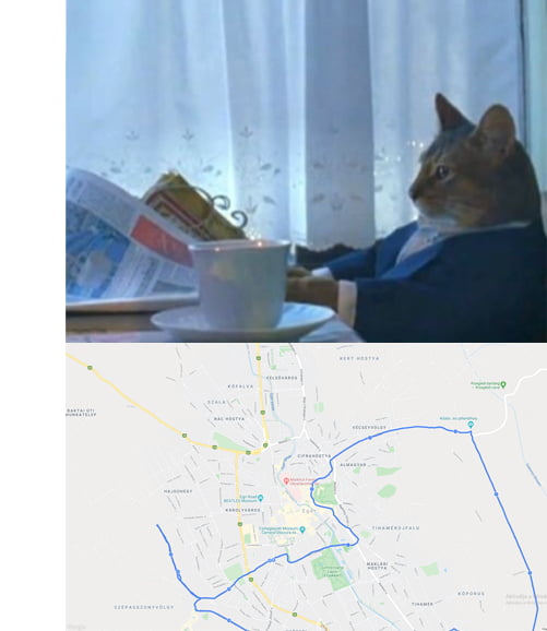 Did i spend too much time on 9gag, if i see MEME templates in my GPS ...