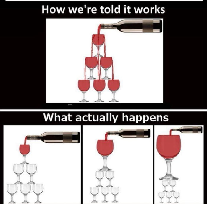 The trickle down effect - 9GAG