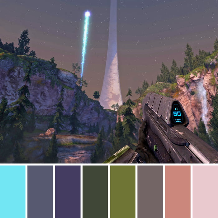 Halo CE Anniversary - Colors Chart - 9GAG