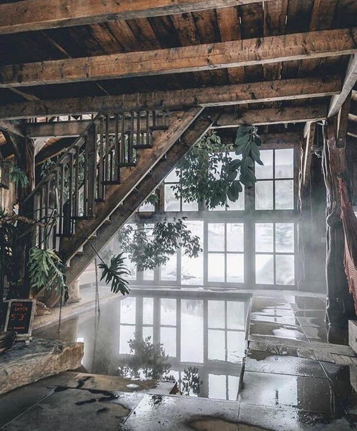 A Natural Indoor Hot Spring 9gag