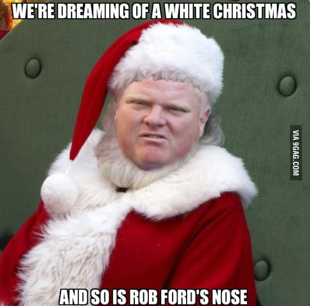 Rob Ford as Santa Claus! - 9GAG