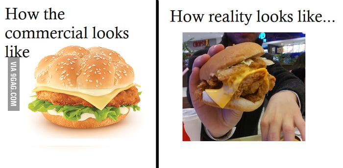 Commercials vs Reality... - 9GAG
