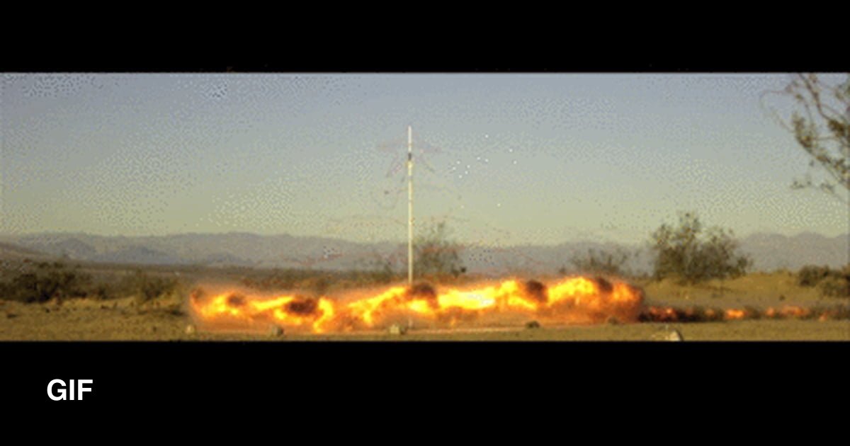 Slow motion Detonation Cord Christmas Tree - 9GAG