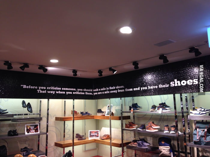 Local shoe store advice - 9GAG