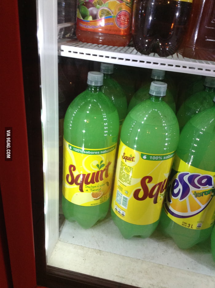 The first soda made of Squirt - 9GAG