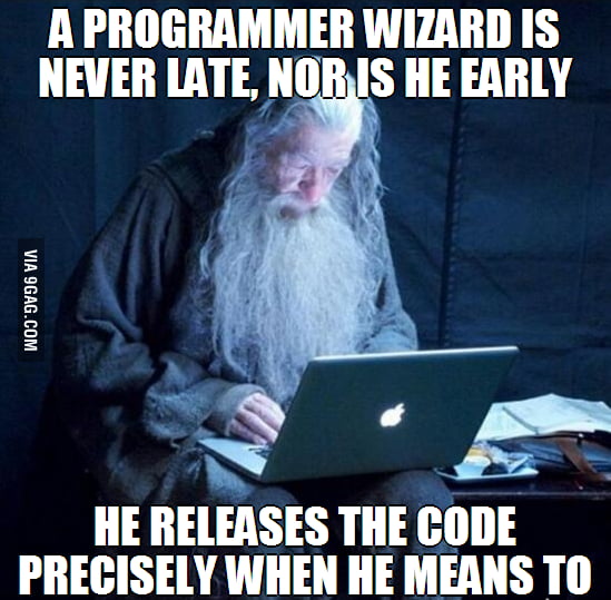 Programmer Gandalf - 9GAG