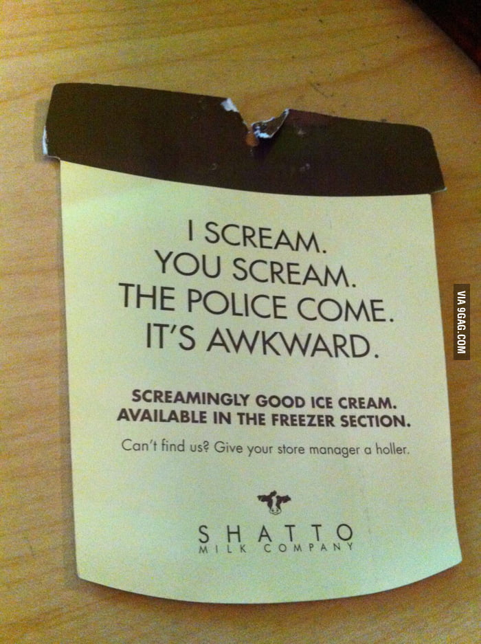 Screamingly Good Ice Cream! - 9GAG