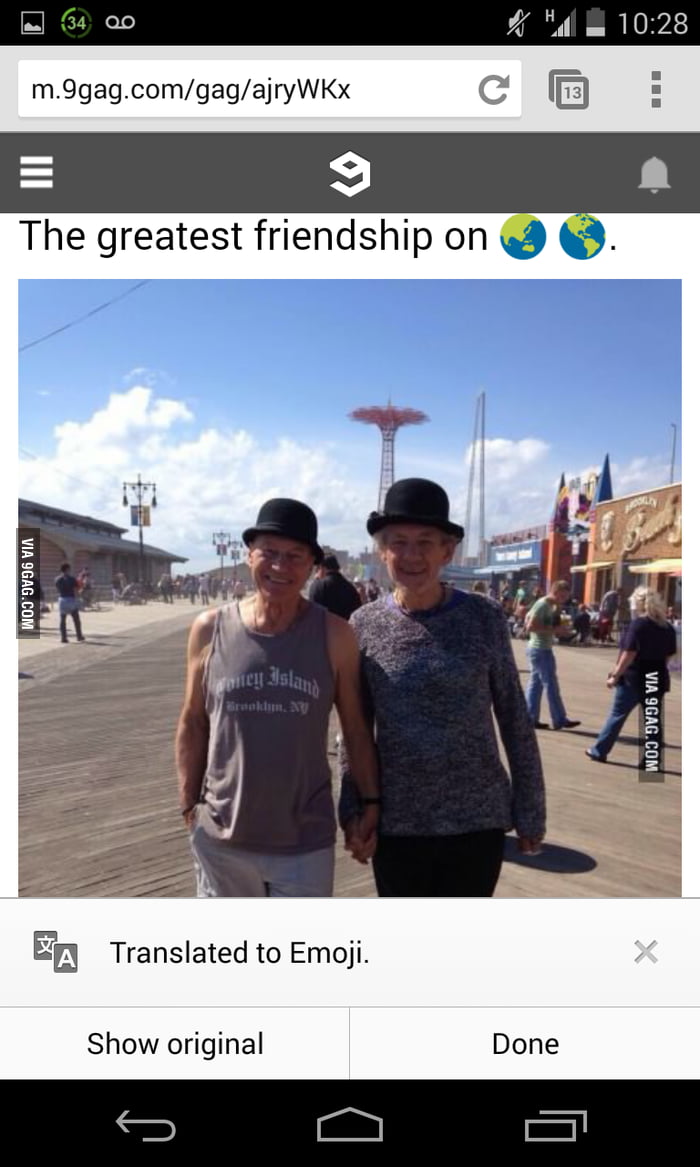 So apparently emoji is a language...NO - 9GAG