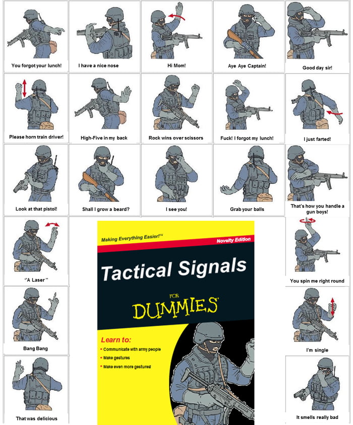 Tactical signs for dummies - 9GAG