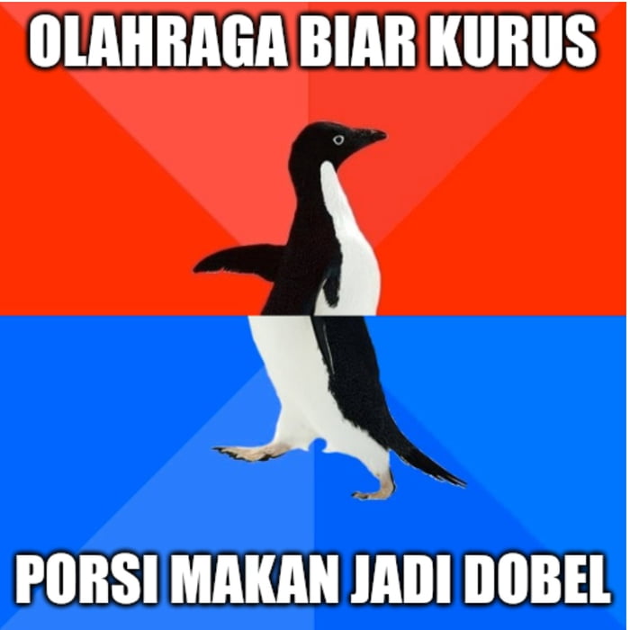 Bersepeda 2 minggu naik 3 kilo. - 9GAG