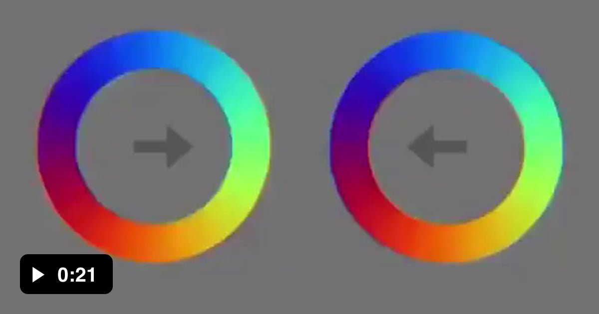 Circles don't really move. Do you know why they seem to do? - 9GAG